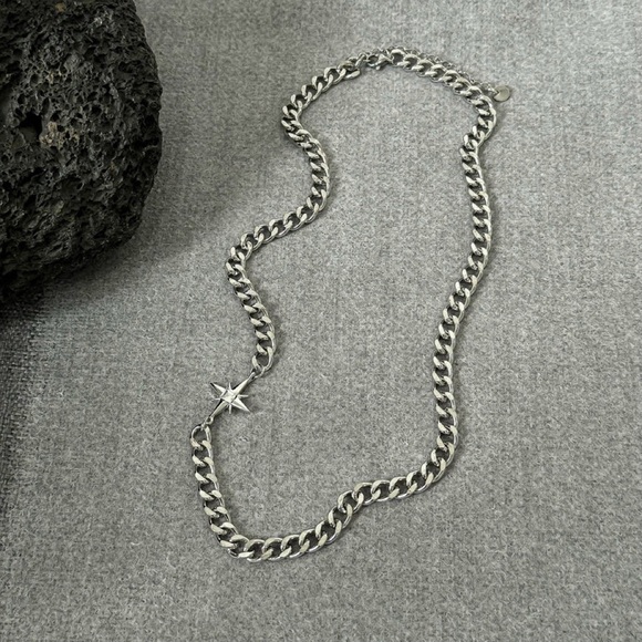 Accessories | Star Link Chain Necklace For Men Women Streetwear Unisex ...